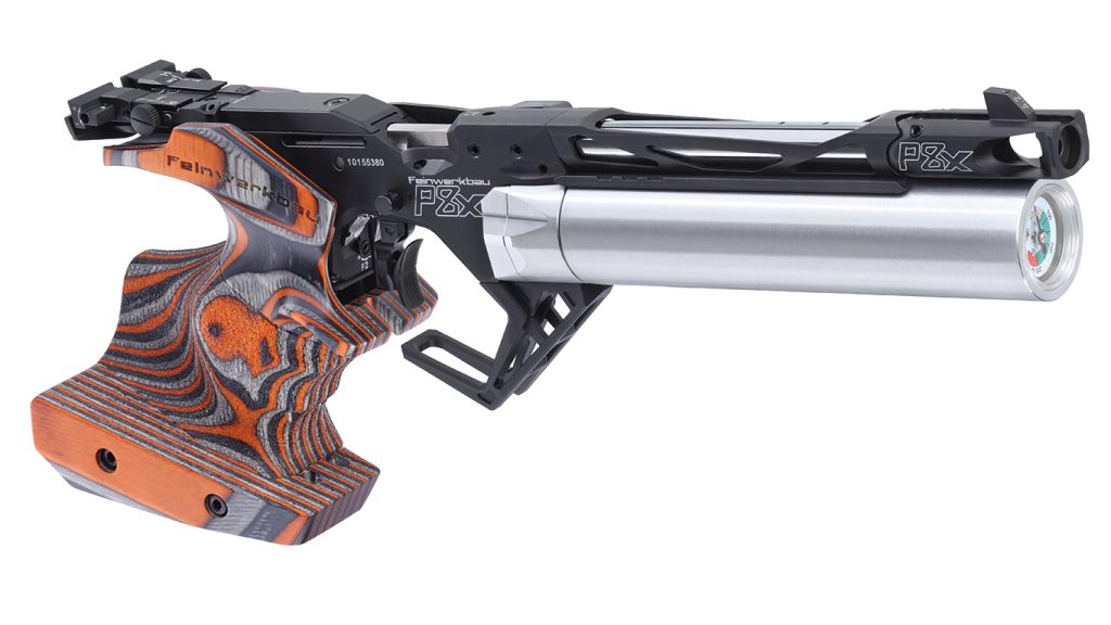 P8X Short Laminated Wood Orange Pistol – Feinwerkbau – Lacey's Shooting ...